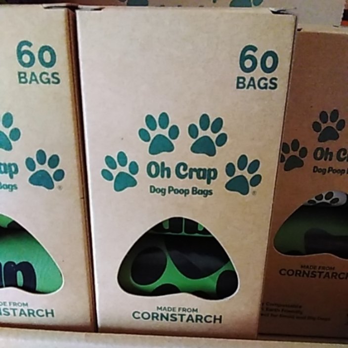Oh Crap Poo Bags 4 X Pack 60 Bags | Raw Fur Sure Pet Supplies